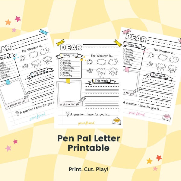 Pen Pal Kit - Etsy