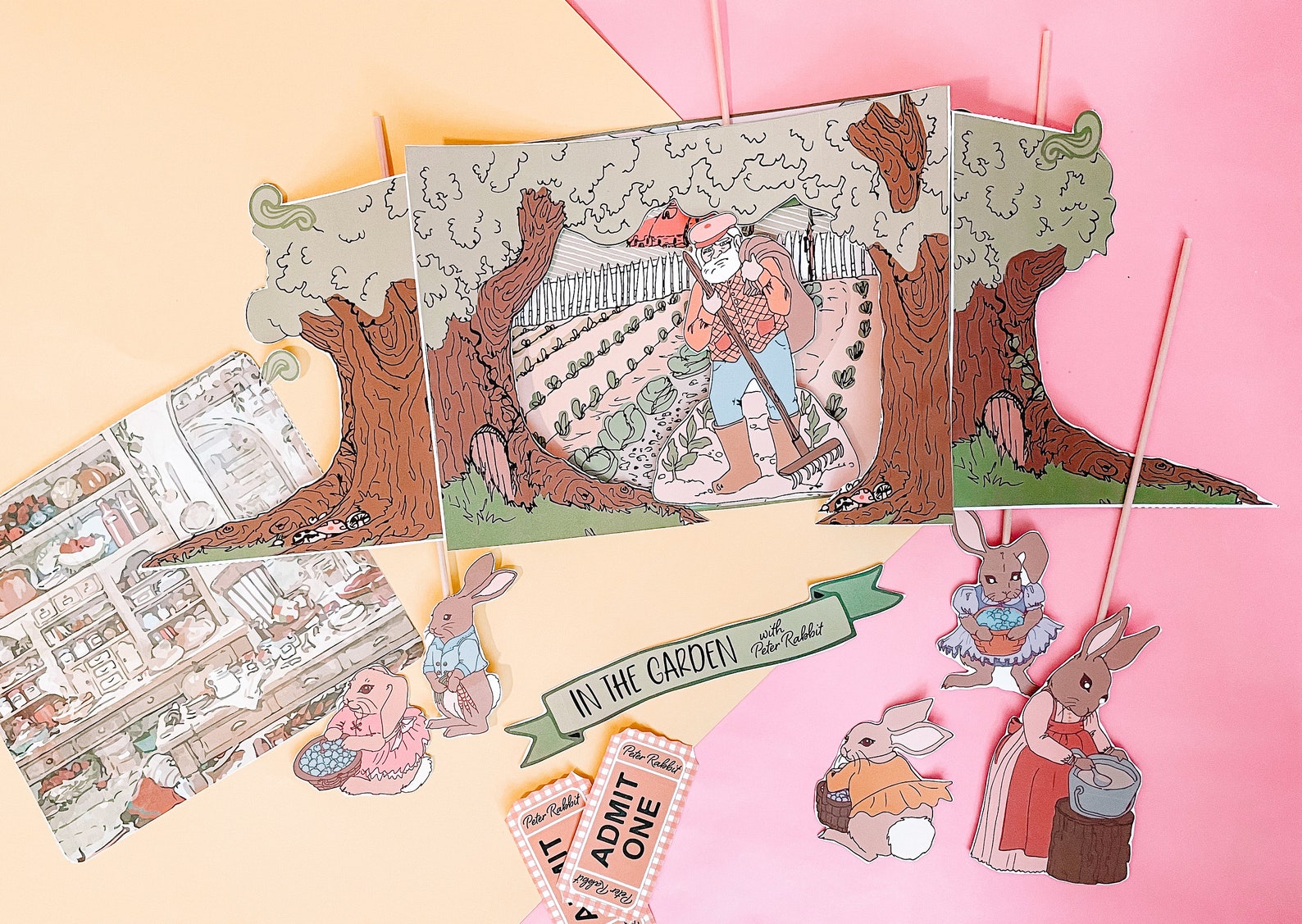 Peter Rabbit Theatre Kit Printable Instant Download - Etsy