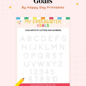 Kindergarten Goals, Preschool Readiness, Shapes, Colors, Uppercase ...
