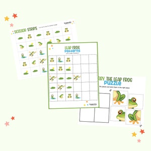 Leap Day Printable Activity Pack for Preschoolers • Leap Day Activities ...