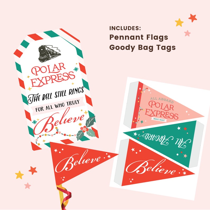 Polar Express Movie & Game Night • Polar Express Tickets • Printable ...