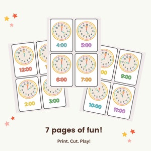 Spring Ahead Clock • Learn to Tell Time • Printable Clock • Kids ...