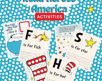 Read Across America Shadow Matching for Pre- K • Prek Fine Motor ...