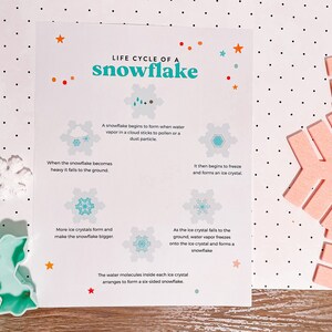 Snowflake Mini Lesson • printable Activity Page • Kids Coloring Pages ...