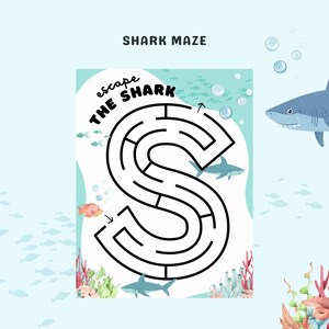 Shark Week Activity Pack, Shark Learning Pack, Preschool Activities for ...