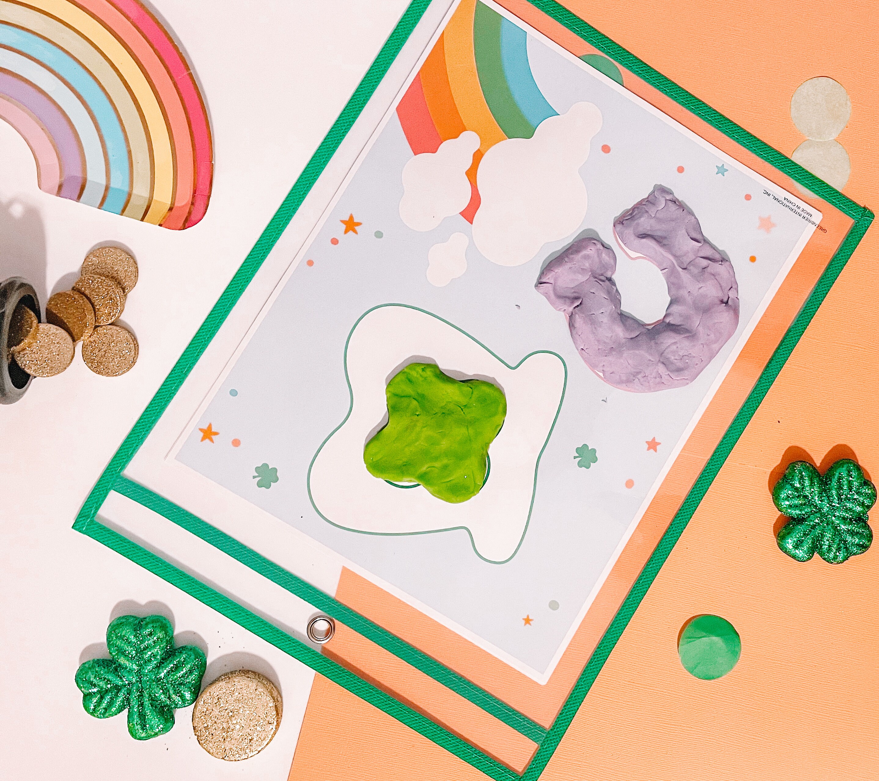 St Patrick's Day Activity Bundle • Shamrock Dot Sheet • Instant ...