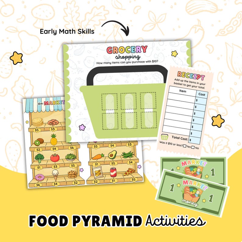 Food Pyramid Activities | Nutrition Worksheets, Preschool-2nd Grade ...