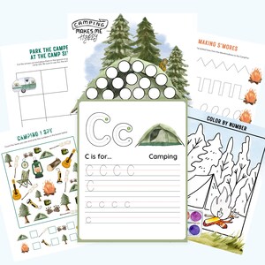 Camp Activity Pack - Camping Week • Printable Activities and Crafts ...