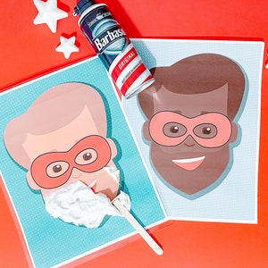 Superhero Mini Activity Pack - Father's Day Card - Super Dad - Comic ...