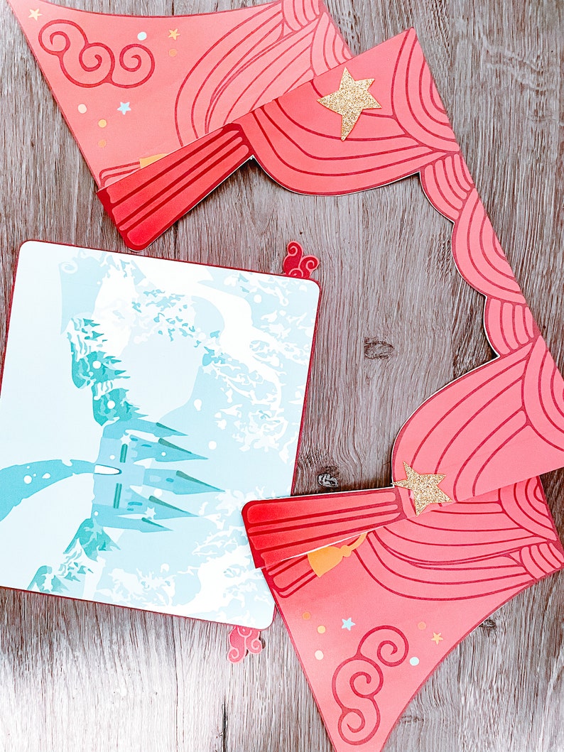 Snow Queen Puppet Theater Printable PDF Kit Printable Paper - Etsy