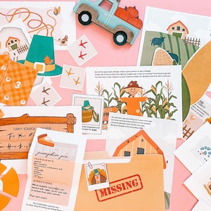 Missing Turkey Escape Room • kids Thanksgiving Printable Party Game ...