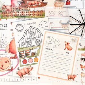 Some Pig Preschool Activity Pack • Charlotte's Web Activities • Pig ...