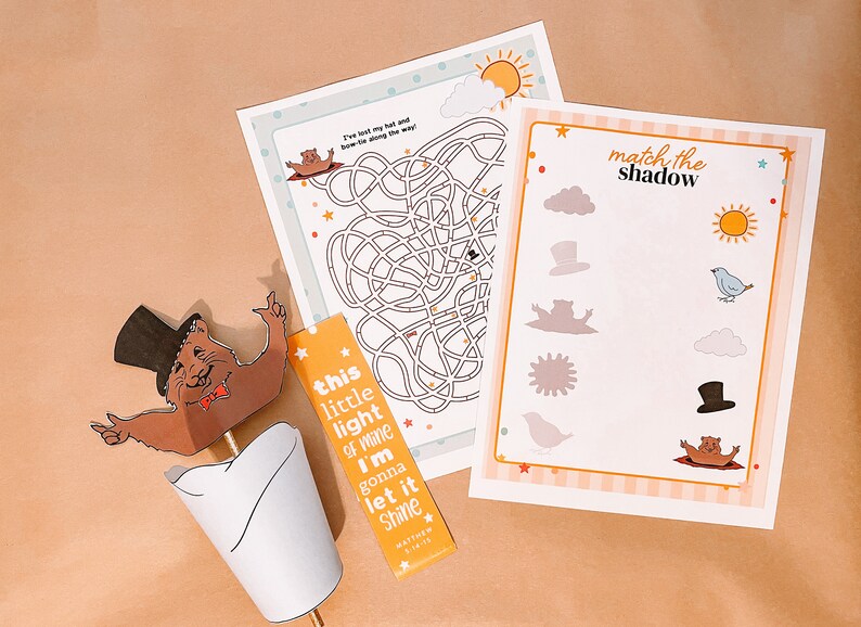 Groundhog Day Printable Activities Bundle - Etsy