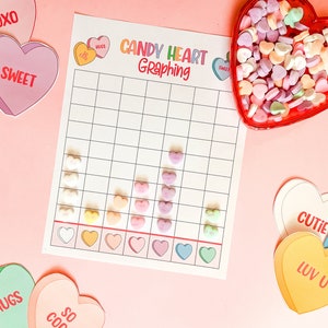 Valentine Activities Preschool Bundle • Conversation Hearts Activities ...