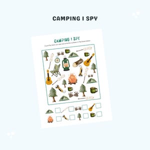 Camp Activity Pack - Camping Week • Printable Activities and Crafts ...