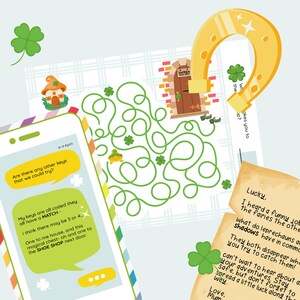 Lucky's Magical Escape • St Patrick's Day Escape Room Scavenger Hunt ...
