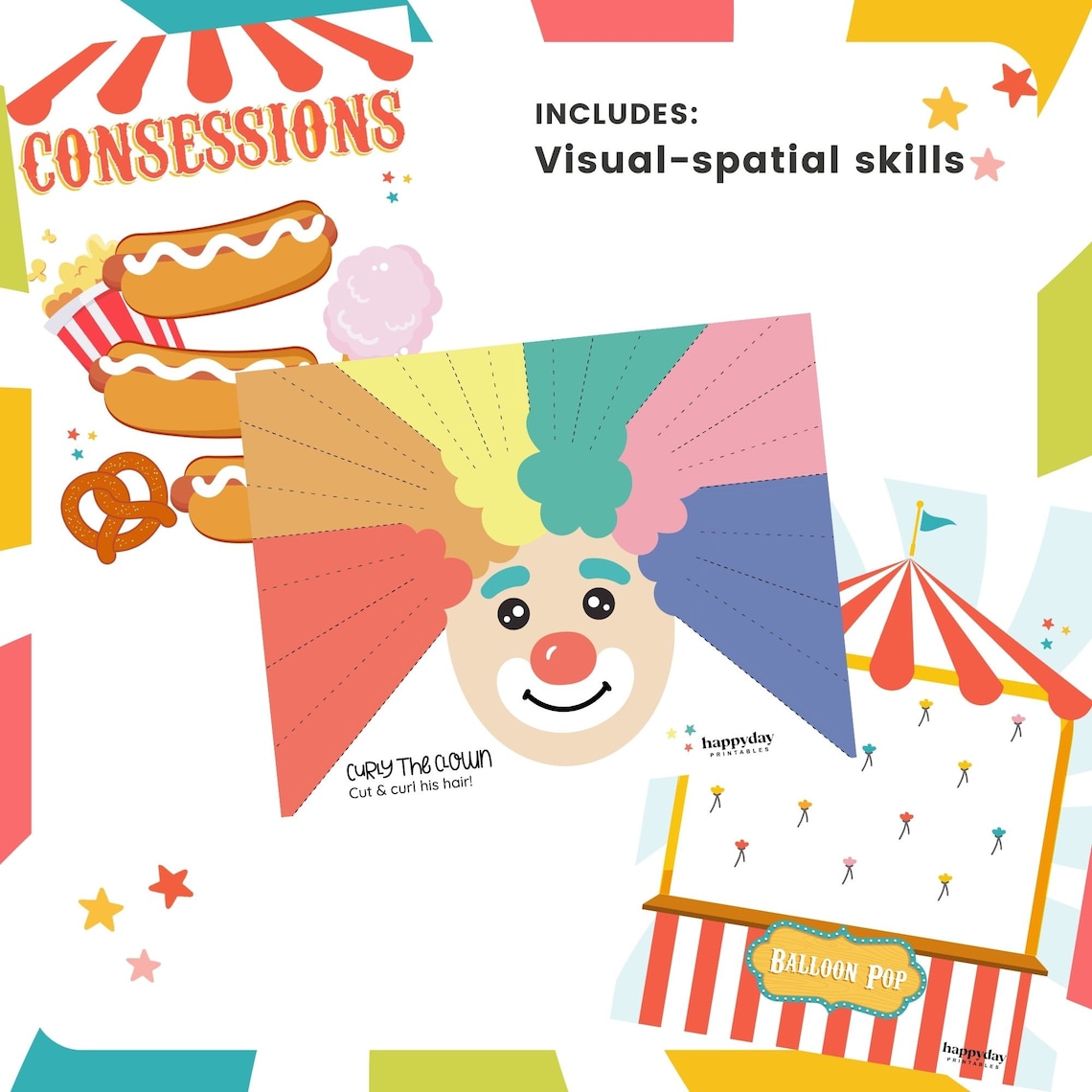 Carnival Games Activity Pack • Preschool Activities • Carnival Party ...