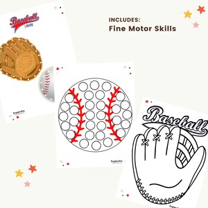 Baseball Activity Pack • Baseball Activity Sheets • Baseball Game ...
