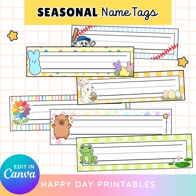 St Patricks Day Name Tags - Etsy