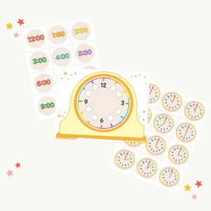 Spring Ahead Clock • Learn to Tell Time • Printable Clock • Kids ...
