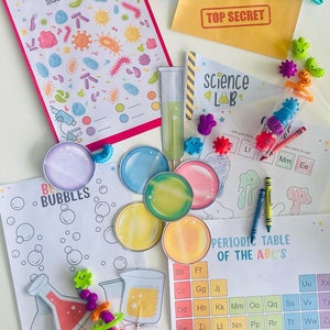 Science Lab Printable Pack • Mad Scientist Party • Science Activities ...