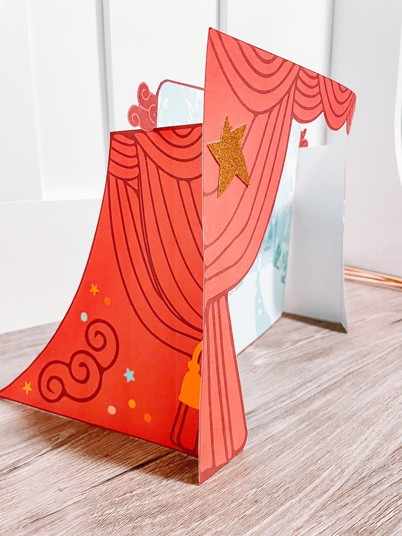 Snow Queen Puppet Theater Printable PDF Kit - Printable Paper Theatre ...