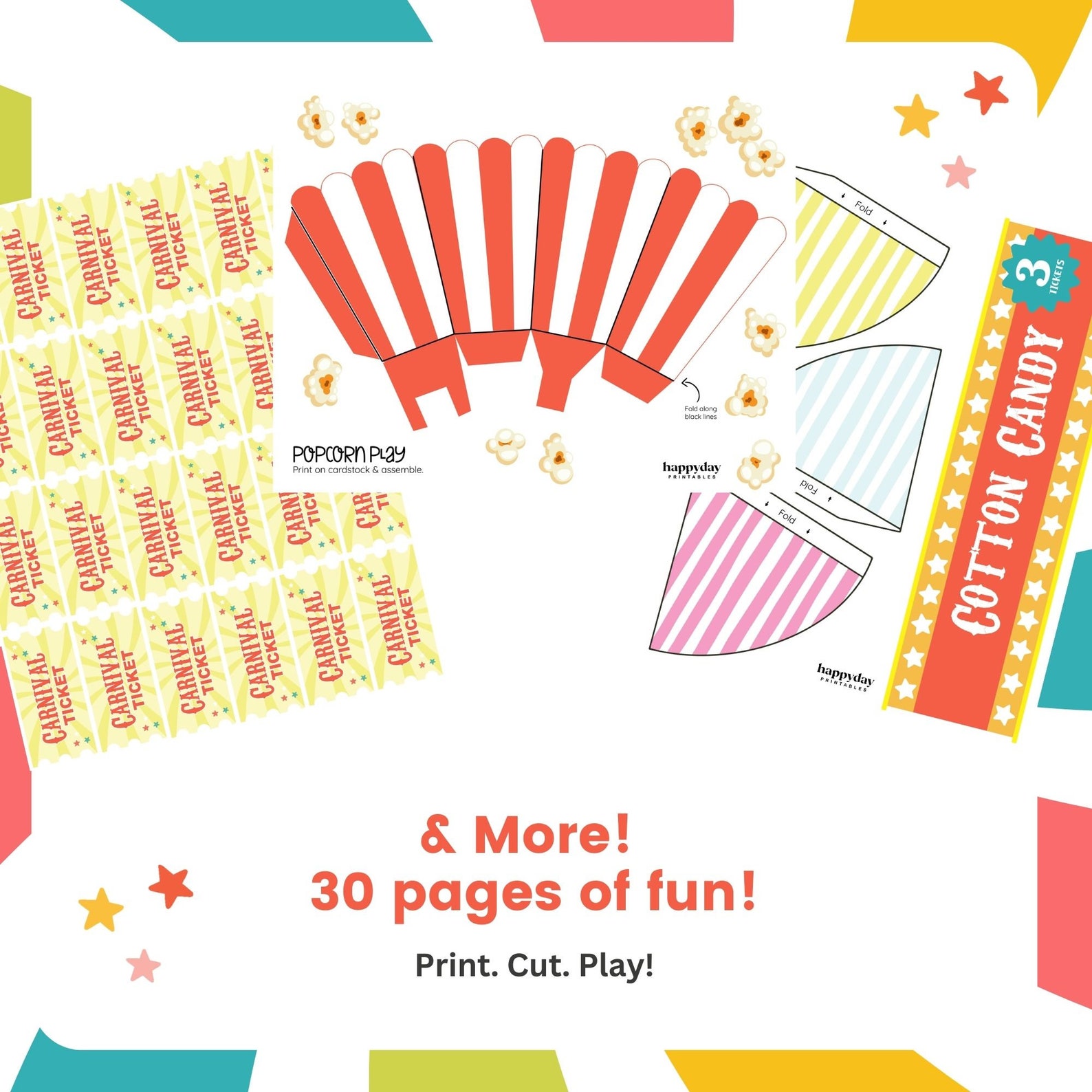 Carnival Games Activity Pack • Preschool Activities • Carnival Party ...