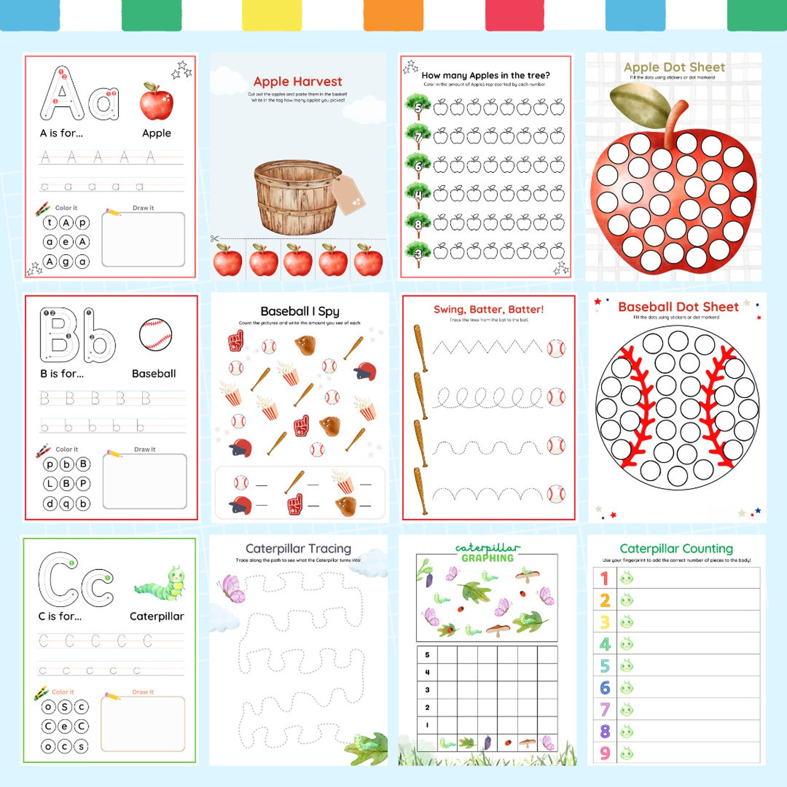 A-Z Preschool Pack • Weekly Lesson Plans • Alphabet Learning Bundle ...