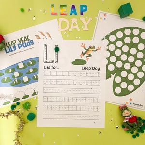 Leap Day Printable Activity Pack for Preschoolers • Leap Day Activities ...