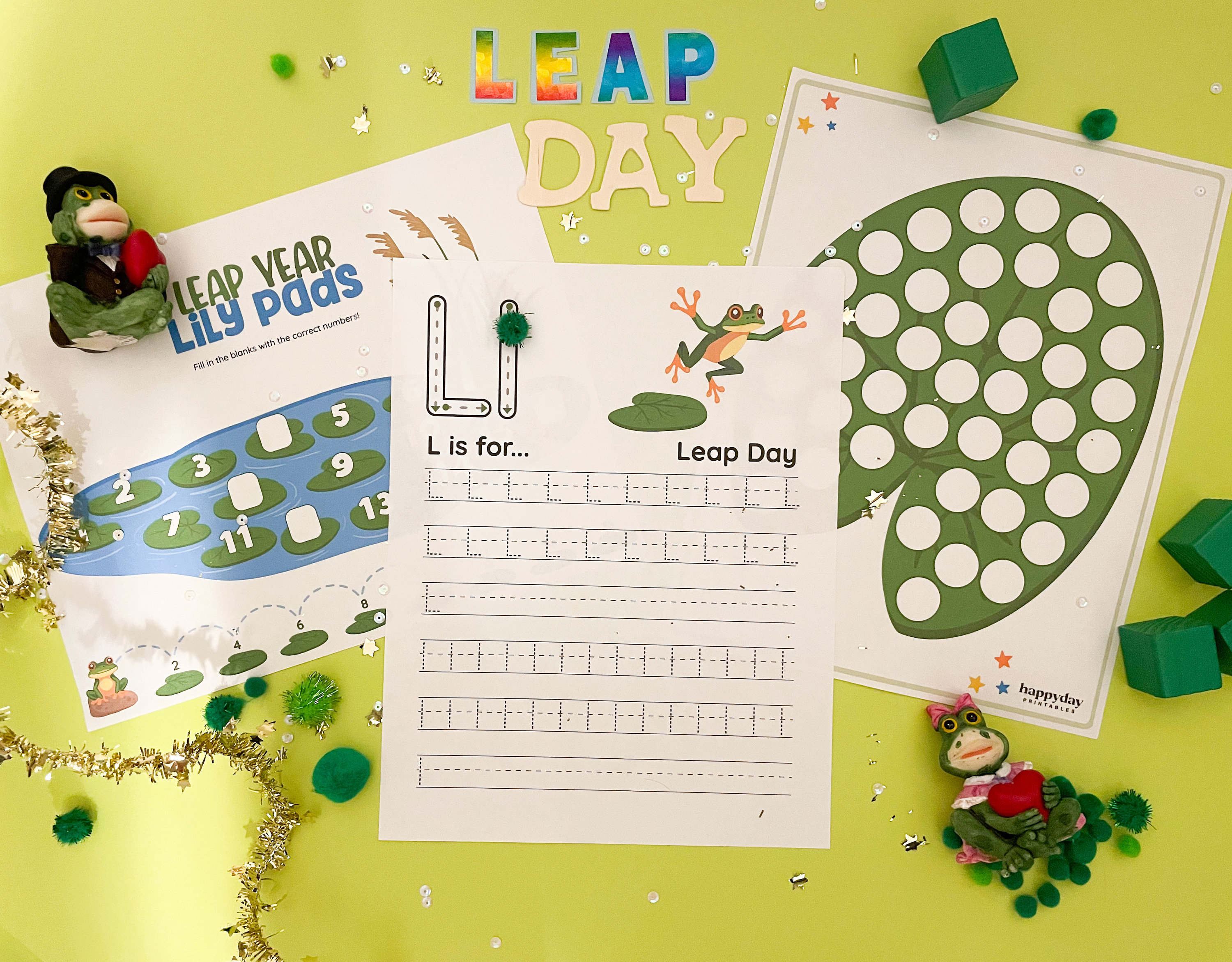 Leap Day Printable Activity Pack for Preschoolers • Leap Day Activities ...