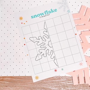 Snowflake Mini Lesson printable Activity Page Kids Coloring Pages ...