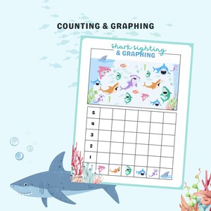 Shark Week Activity Pack, Shark Learning Pack, Preschool Activities for ...