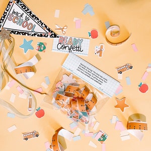 Ready Confetti • Back to School Celebration • First Day of School Party ...