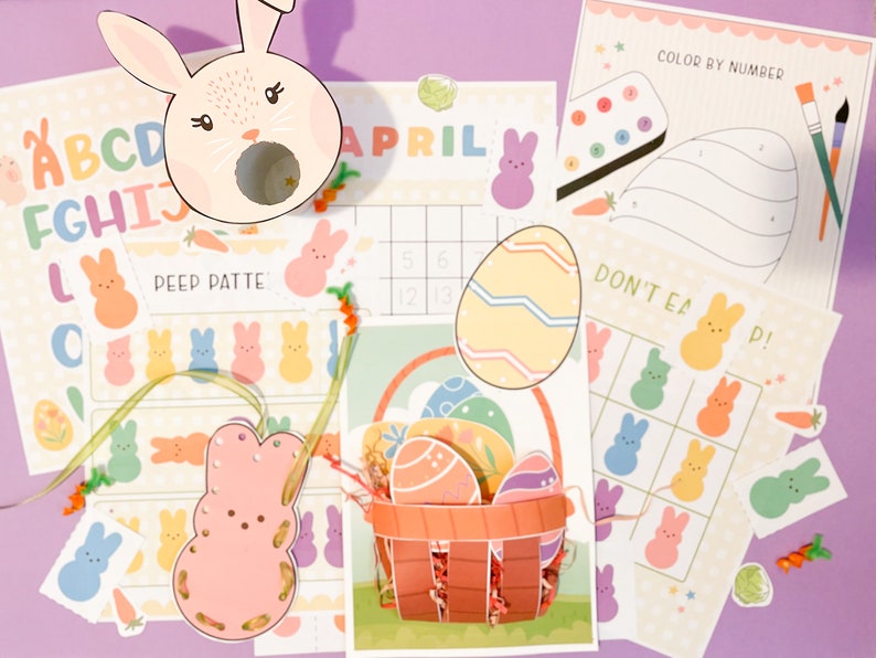 Easter Activity Pack Easter Activities for Kids Easter - Etsy