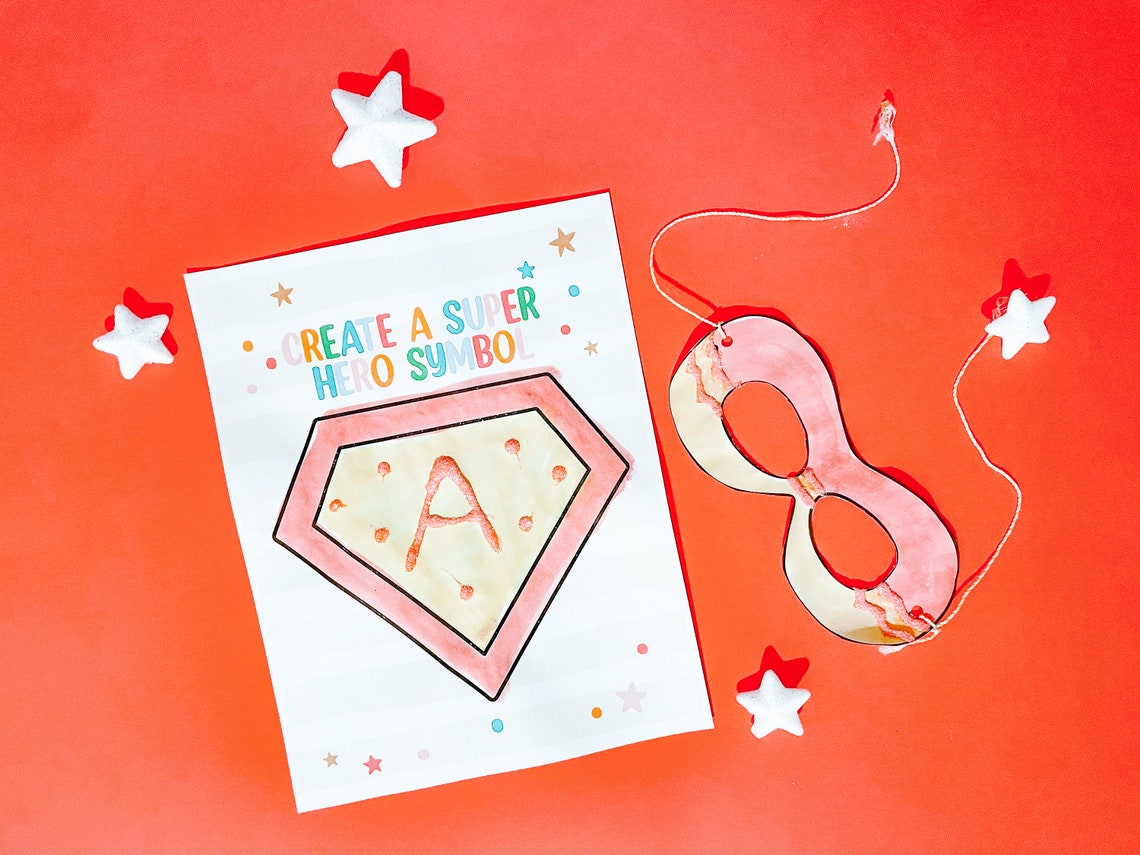 Superhero Mini Activity Pack Father's Day Super Dad | Etsy