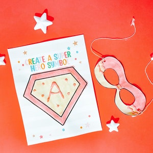 Superhero Mini Activity Pack - Father's Day Card - Super Dad - Comic ...