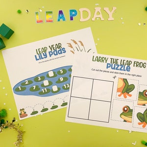 Leap Day Printable Activity Pack for Preschoolers • Leap Day Activities ...