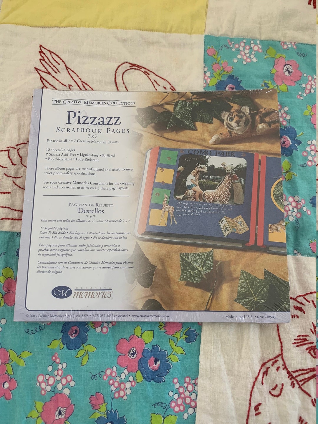 Creative Memories 7x7 Pizzazz Scrapbook Paper - Etsy