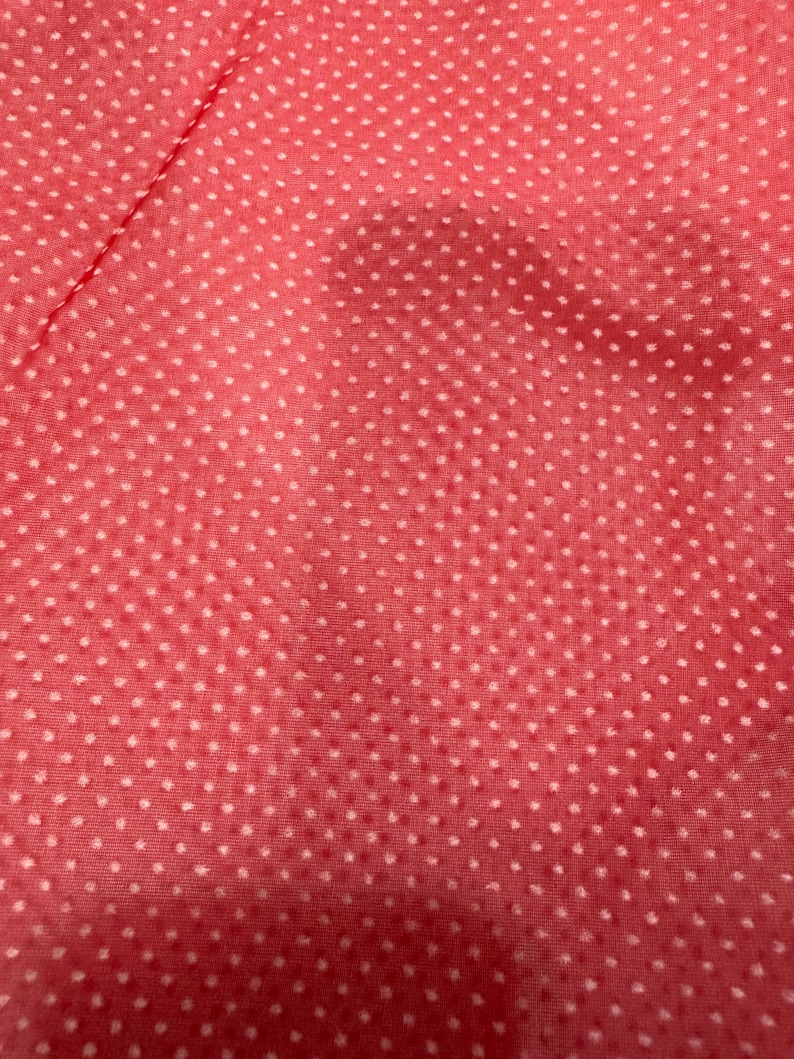 Vintage Flocked Red Swiss Dot Fabric 13 Yards - Etsy
