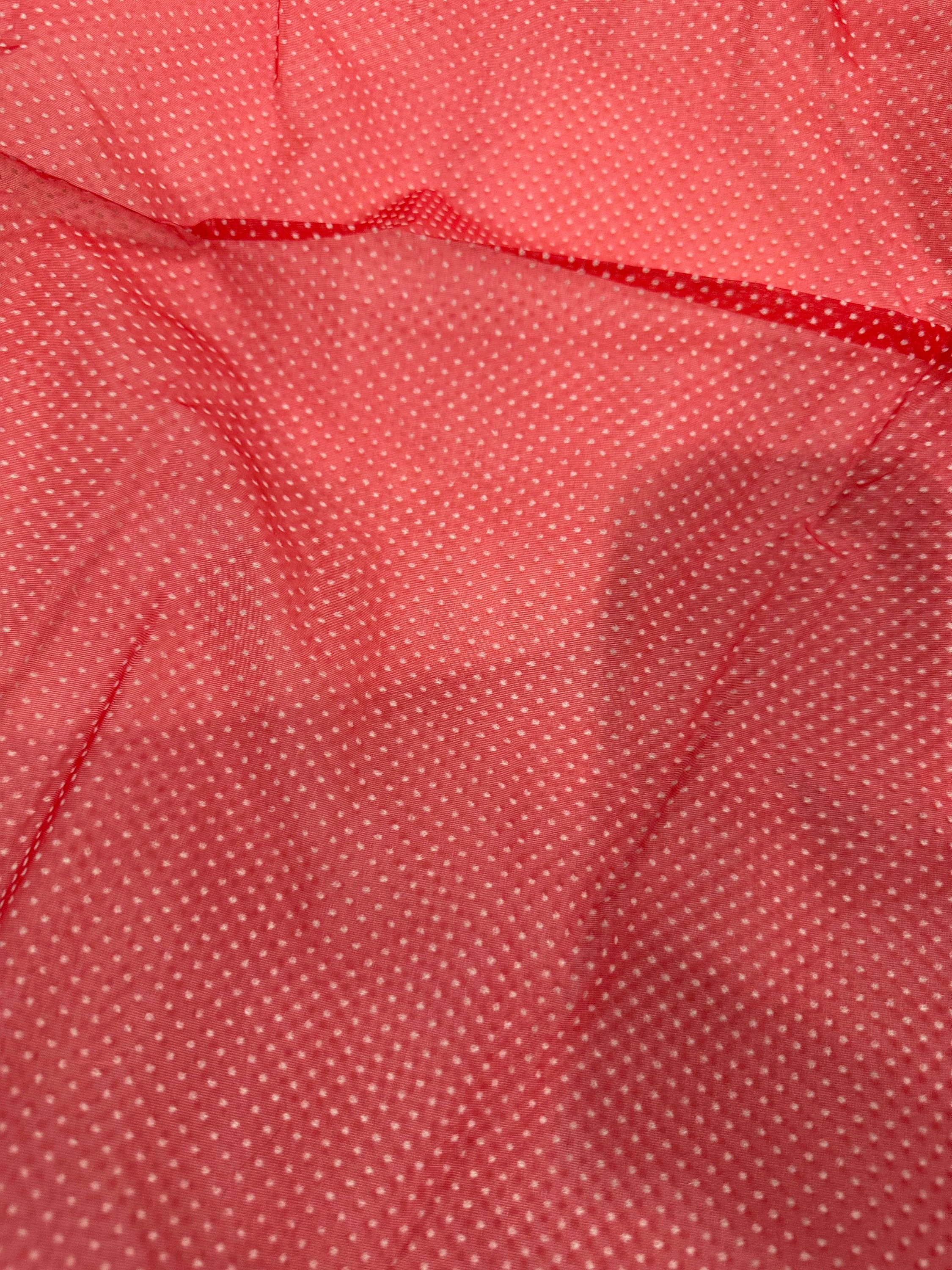 Vintage Flocked Red Swiss Dot Fabric - Etsy