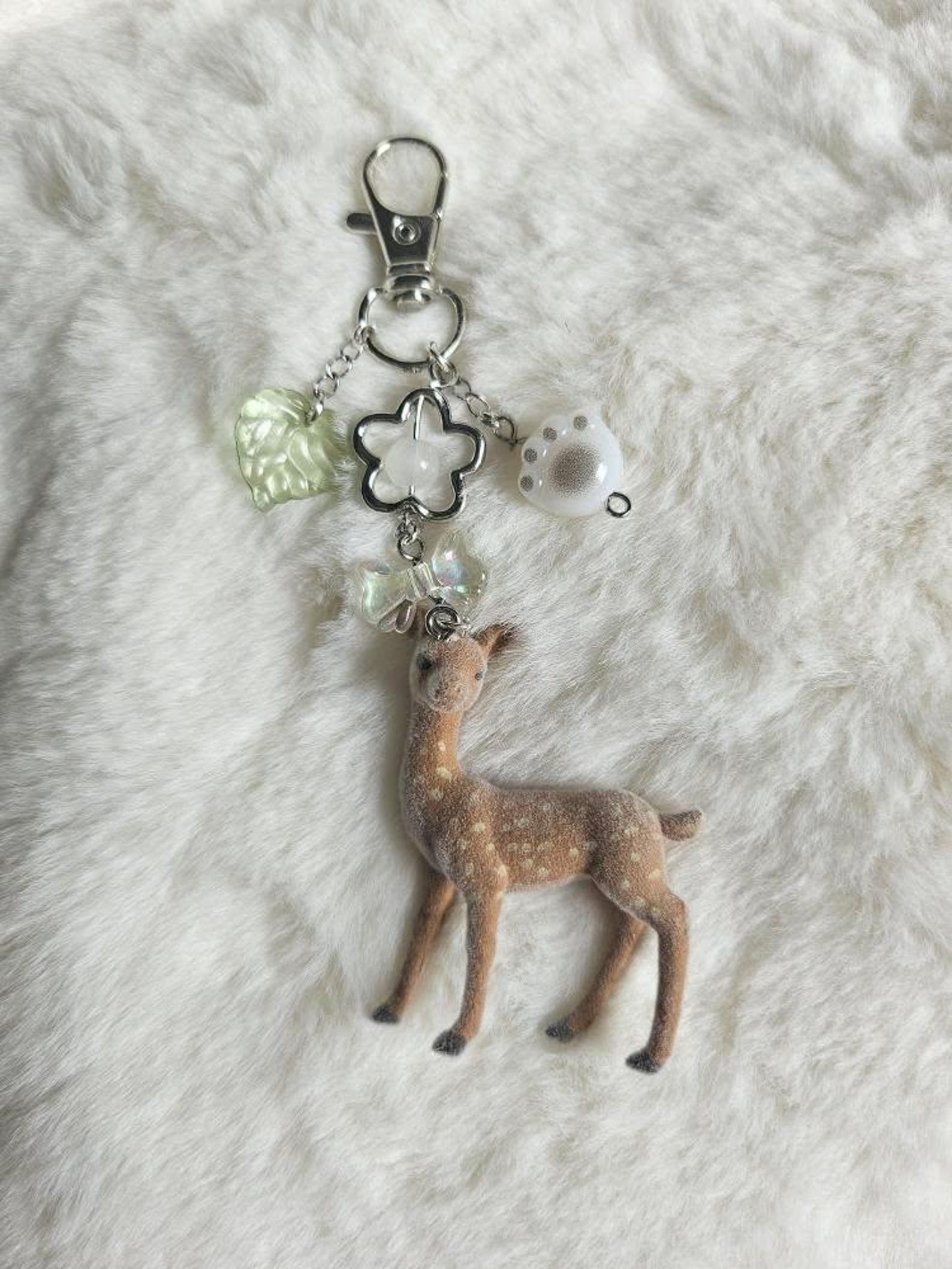Cute Deer Keychain, Keyring, Couples Gifts, Anniversary, Wedding Gift ...