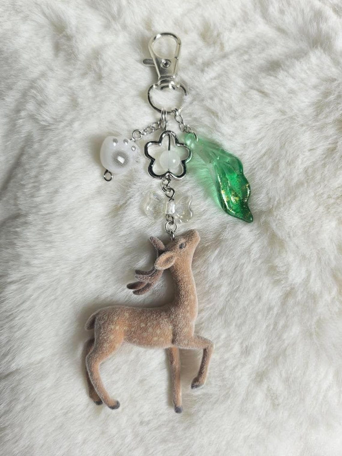Cute Deer Keychain, Keyring, Couples Gifts, Anniversary, Wedding Gift ...