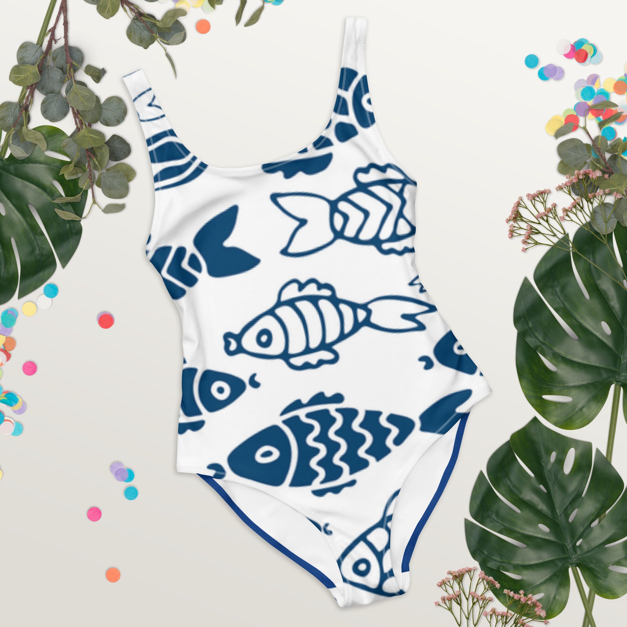 Two Sided One-piece Swimsuit - Etsy
