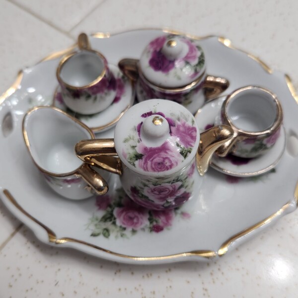 Miniature Tea Set - Etsy
