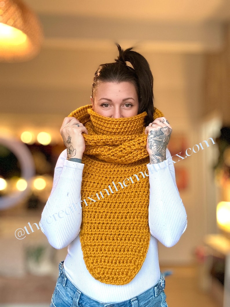 Creatrix Hood | DIGITAL PDF Crochet Pattern | English - Etsy