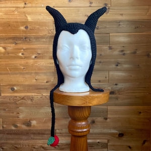 Devil Bonnet / Maleficent Bonnet | PDF | CROCHET PATTERN | Digital ...