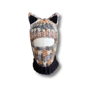 Cat Balaclava | Crochet Pattern | Digital Pdf | English - Etsy Canada