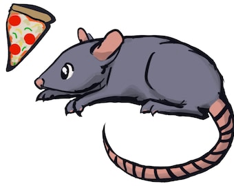 Pizza Rat - Etsy