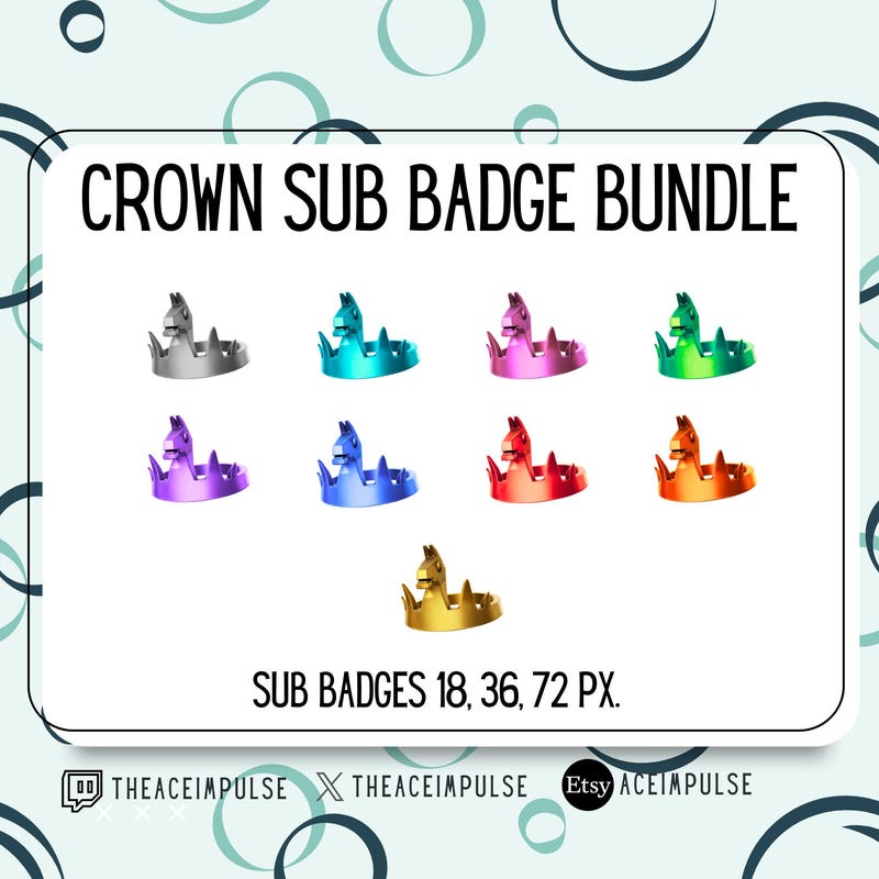 Sub Badges - Etsy