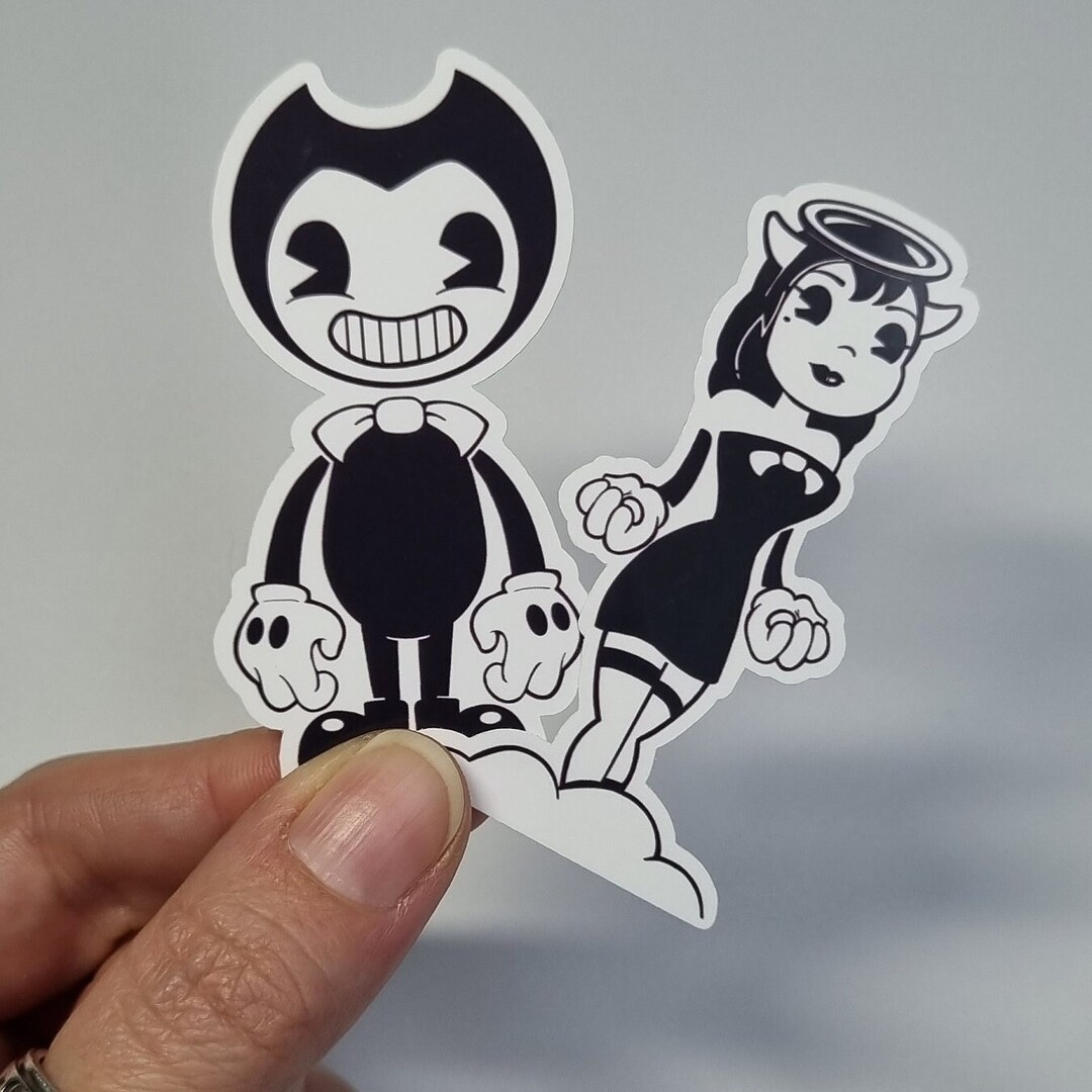 Bendy & Angel Inspired Fanart Stickers - Etsy